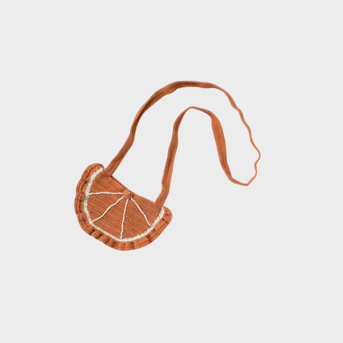 Hand Crocheted Organic Cotton Fruit Purse